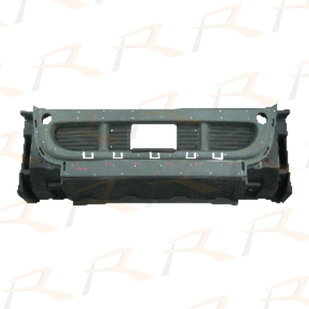 UFT2.0402.AC CENTER BUMPER COMPLETE, W/O HOLE FOR USE WITH CHROME ...